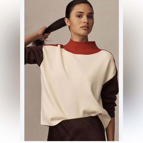 Maeve | Sweaters | Anthropologie Maeve Colorblock Long Sleeve Sweater ...